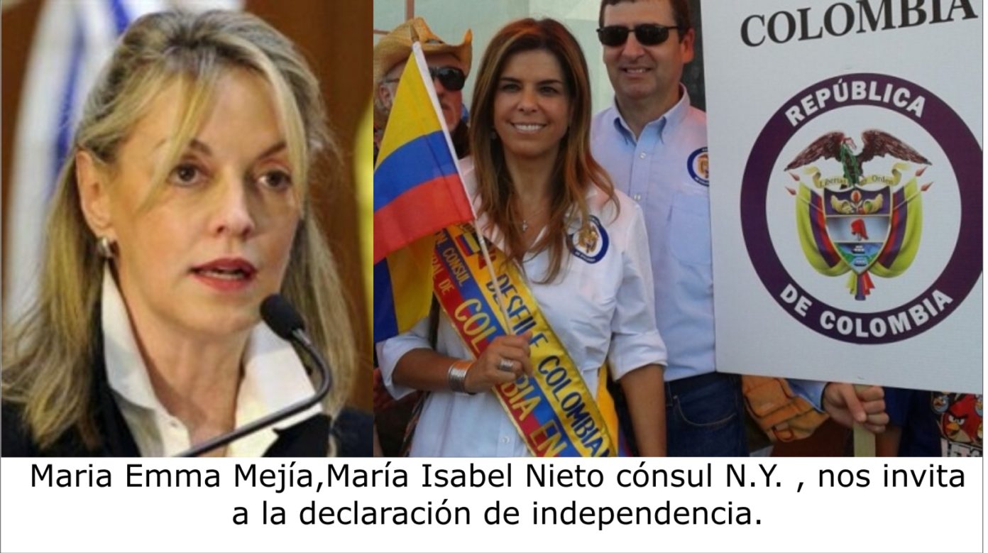 Maria Emma Mejía,María Isabel Nieto cónsul N.Y. , nos invita a la ...